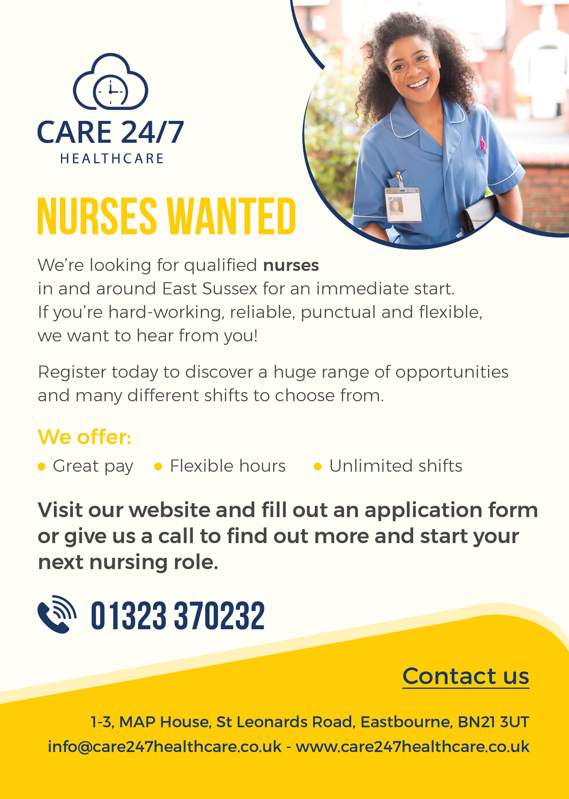 Staff Recruitment Leaflet – Care 24/7 Healthcare